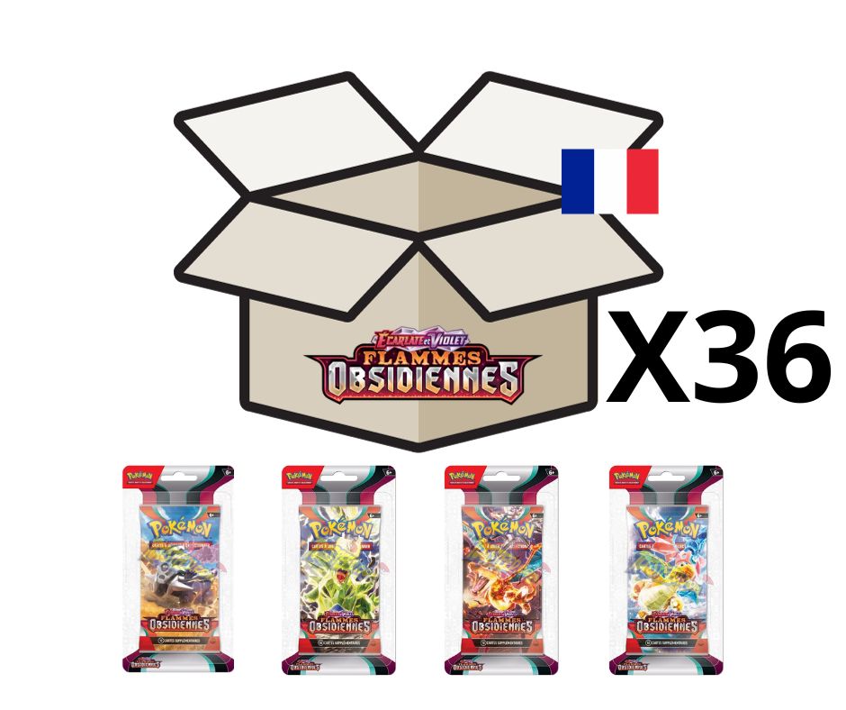 Pack de 36 Boosters EV03 Flammes Obsidiennes Version française ...